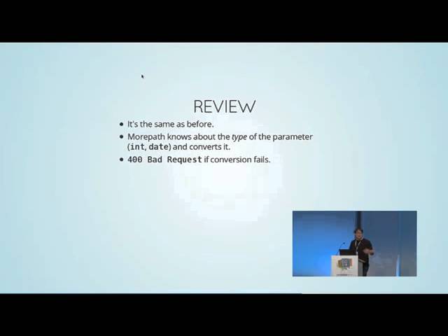 Europython Talk Morepath A Python Web Framework With Super Powers From Europython Conference