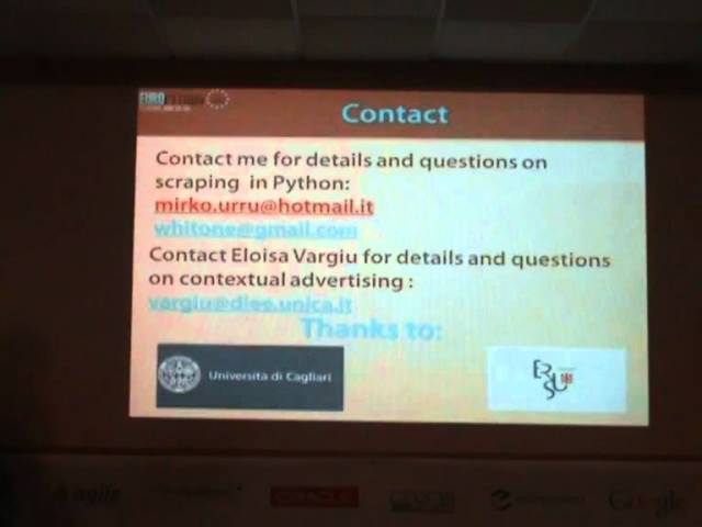 EuroPython Talk: Scraping Techniques to Extract Advertisements from Web Pages from EuroPython ...