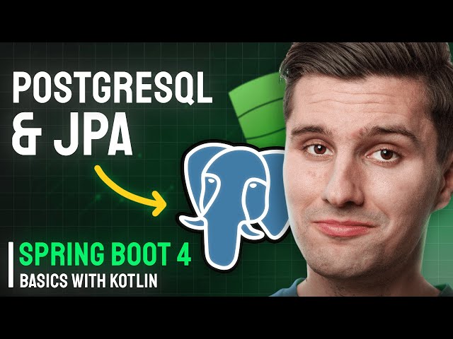 Free Video: SQL Databases With JPA Persistence - Spring Boot 4 Basics With Kotlin from Philipp ...