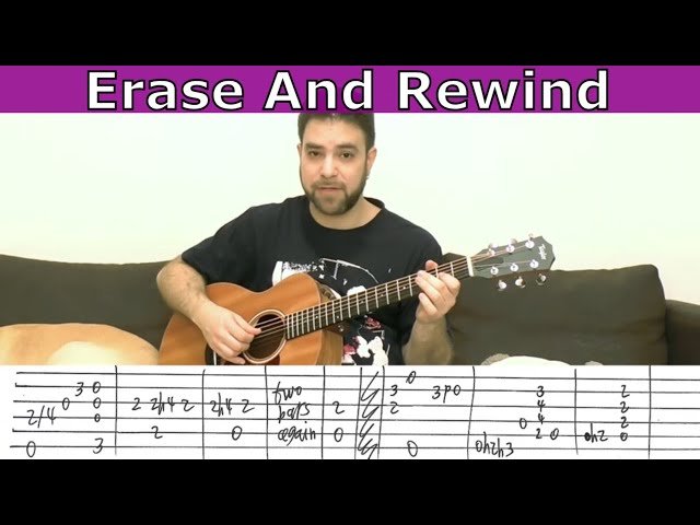 Free Video: Fingerstyle Tutorial - Erase & Rewind - Guitar Lesson from LickNRiff - Free Guitar ...