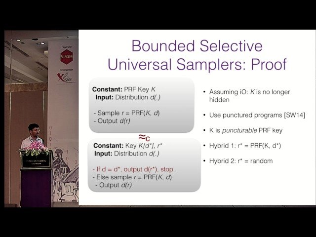 Conference Talks Talk: How to Generate and Use Universal Samplers from ...