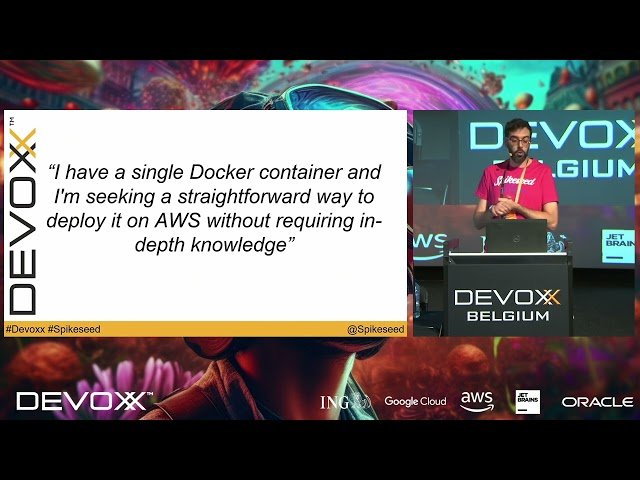 Devoxx Talk: Containers on AWS - So Many Options Out There from Devoxx | Class Central