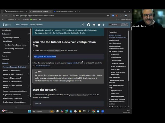 Free Video: Besu Core Concepts - Environment Setup, Node Creation and Configuration, Block ...