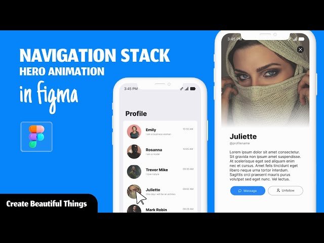 Free Video: Figma Navigation Stack Hero Animation Using Variables ...