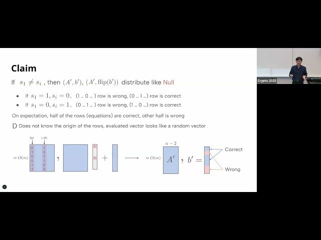Free Video: Code-based Cryptography from TheIACR | Class Central