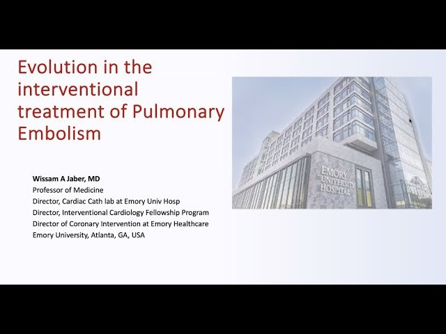 Free Video: Evolution in the Interventional Treatment of Acute ...