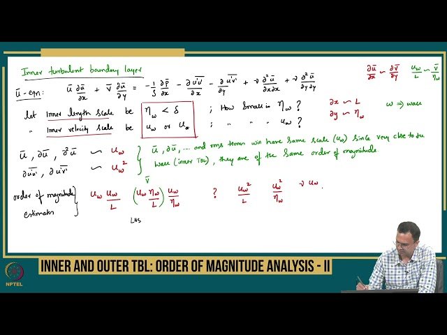 Free Video: Inner and Outer Turbulent Boundary Layers: Order of Magnitude Analysis - Part II ...