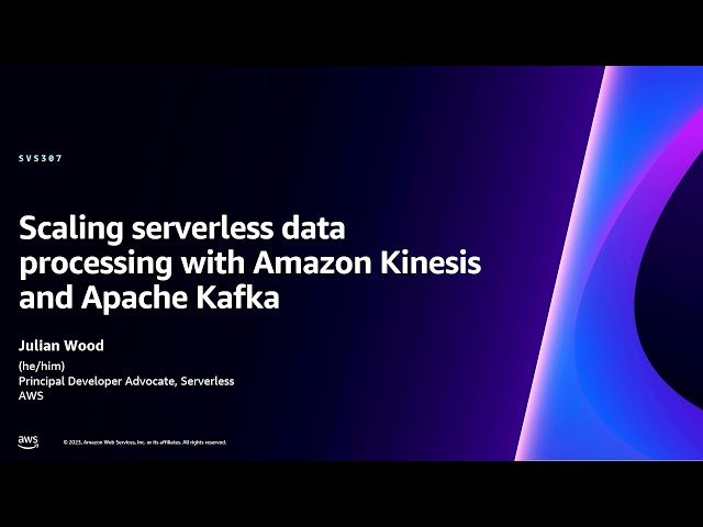 Free Video: Scaling Serverless Data Processing with Amazon Kinesis and Apache Kafka from AWS ...