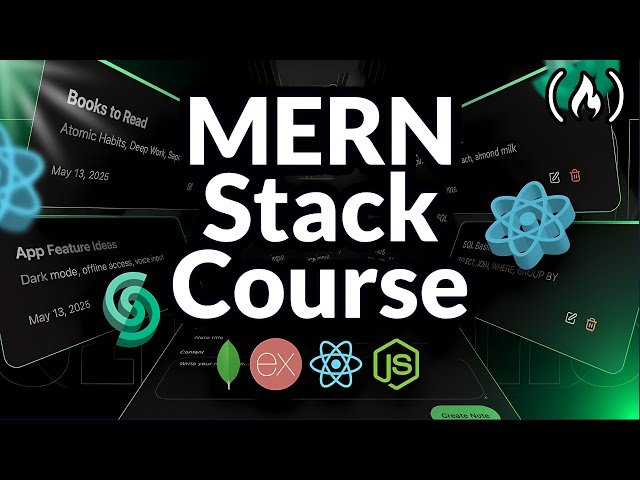 Free Video: MERN Stack Tutorial for Beginners with Deployment - 2025 from freeCodeCamp | Class ...