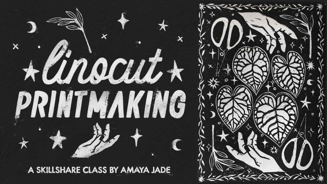 Online Course: Linocut Printmaking for Beginners from Skillshare ...
