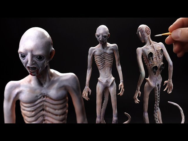 Free Video: Sculpting the Offspring Hybrid from Alien Romulus - Clay ...
