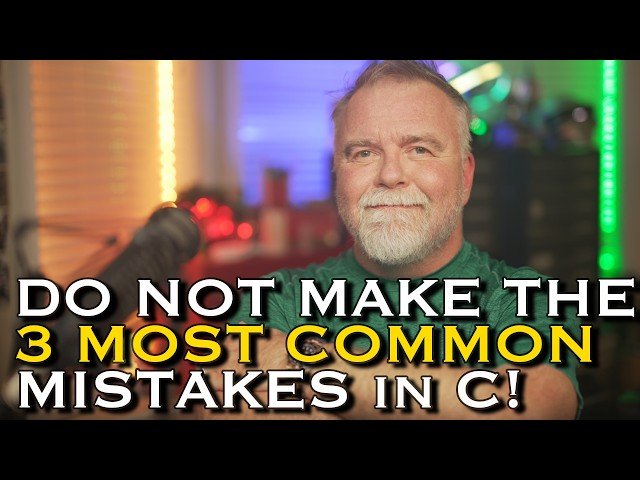 Free Video: Common Programming Mistakes in C - Bug Detection and Prevention from Dave's Garage ...
