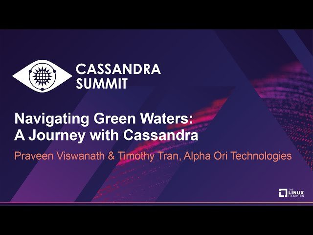 Free Video: Navigating Green Waters - A Journey with Cassandra in Maritime IoT from Linux ...