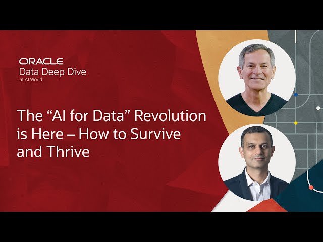 Free Video: AI for Data Revolution - Oracle AI World 2025 from Oracle ...
