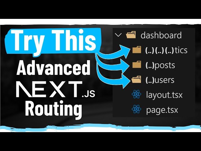 Free Video: Next.js Intercepting Routes - Basics and Advanced Use Cases ...