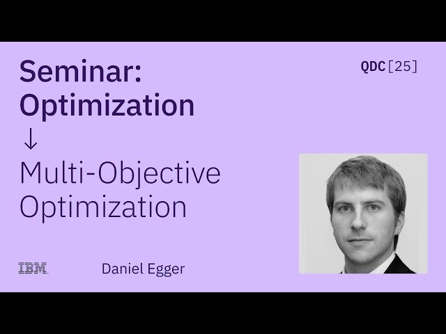 Free Video: Quantum Approximate Multi-Objective Optimization from ...