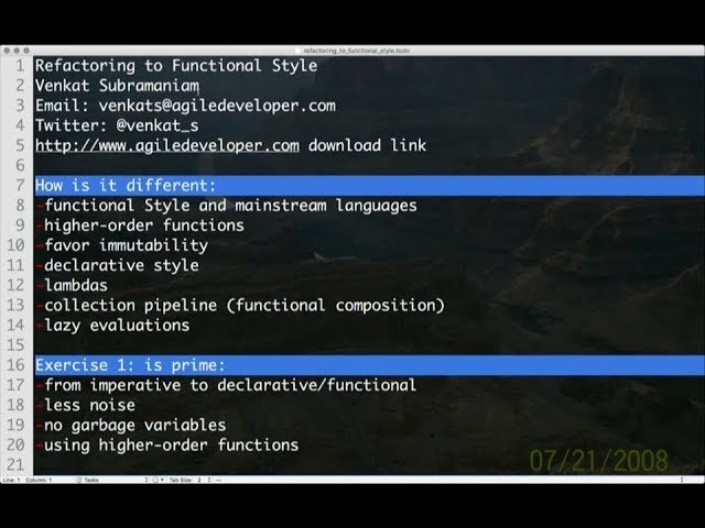 NDC Conferences Talk: Refactoring to Functional Style from NDC Conferences | Class Central