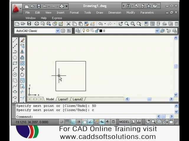 Free Video: AutoCAD Classic Tutorial for Beginners from CAD CAM ...