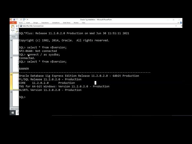 Free Video: SQL Tutorial - Oracle Database 11g with PL/SQL Programming from Satish C J | Class ...