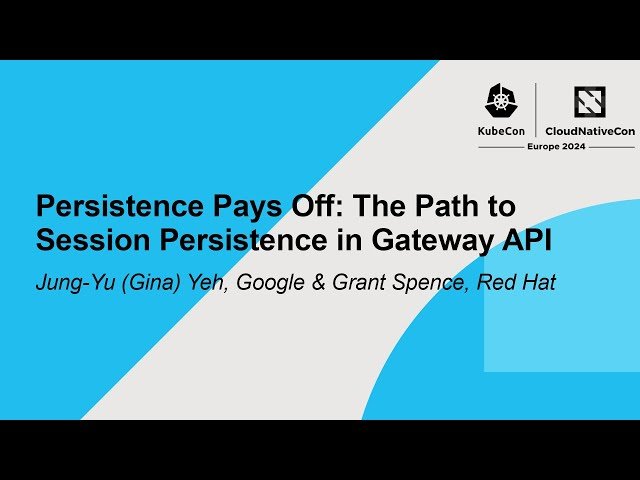 Free Video: Persistence Pays Off: The Path to Session Persistence in ...