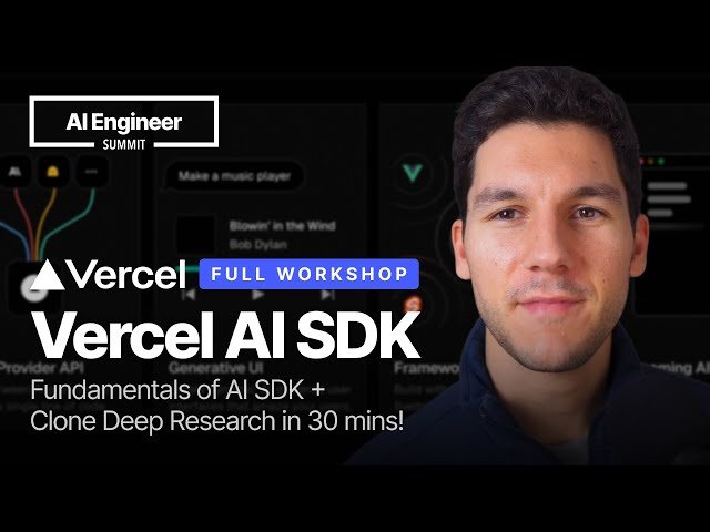 Free Video: Vercel AI SDK Masterclass - From Fundamentals to Deep Research from AI Engineer ...