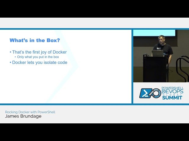 Free Video: Rocking Docker with PowerShell from Confreaks | Class Central
