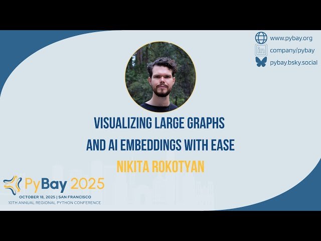 Free Video: Visualizing Large Graphs and AI Embeddings with Ease from ...