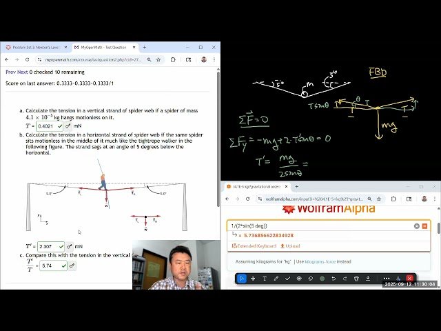 Free Video: Physics 4A - OpenStax University Physics Vol 1 Chapter 5 Problems 59 and 63 from CoA ...