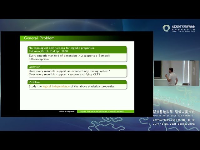 Free Video: Ergodic and Statistical Properties of Smooth Systems from BIMSA | Class Central