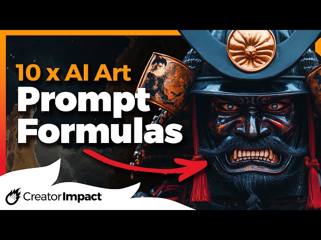 Free Video: 10 Essential AI Art and Midjourney Prompt Formulas for Better Image Generation from ...