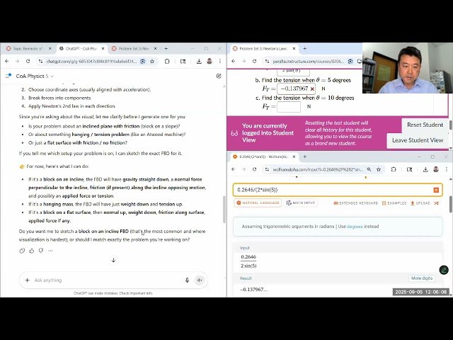 Free Video: Physics 4A - Newton's Laws Introduction - Problem Set 3 ...