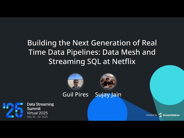 Free Video: Building the Next Generation of Real Time Data Pipelines - Data Mesh and Streaming ...
