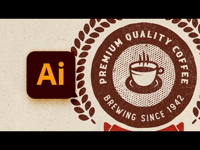 Free Video: How to Design a Vintage Circular Logo in Illustrator from ...