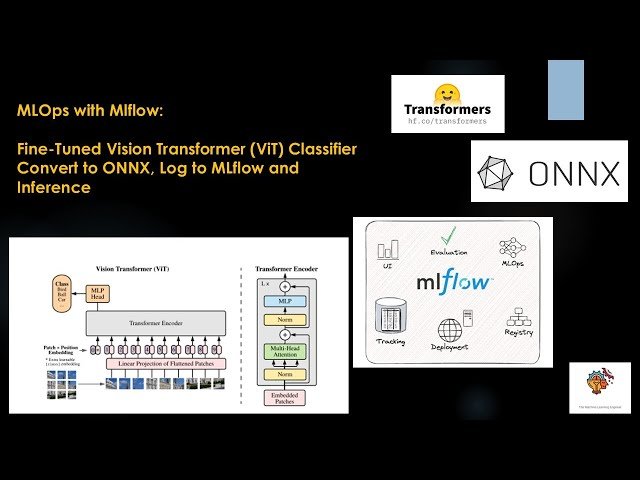 Free Video: MLOps MLflow: Converting FineTuned ViT to ONNX - Model Registration and Inference ...