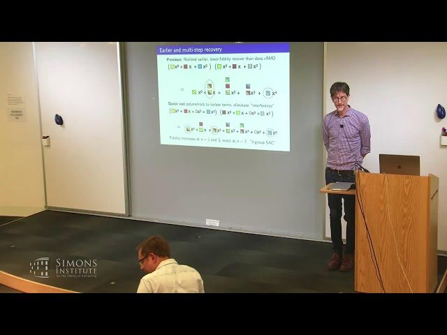 Free Video: Approximate Coding for Matrix Multiplication in Optimization and Learning from ...