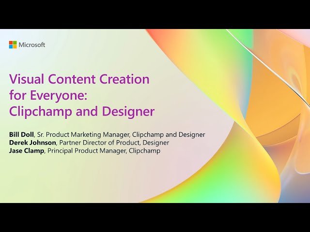 Free Video: Visual Content Creation with Clipchamp and Designer ...
