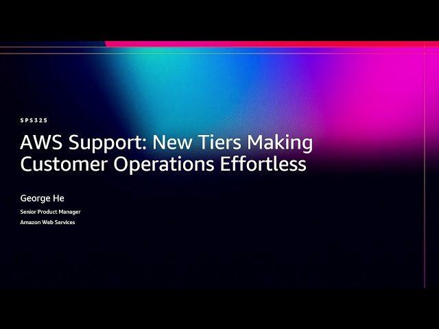 Free Video: AWS Support - New Tiers Making Customer Operations ...